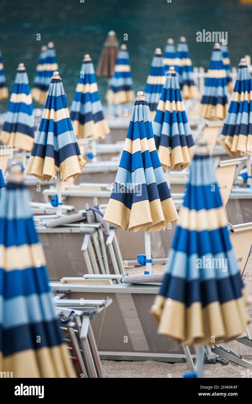 Umbrella in a Beach Resort Stock Photo - Alamy