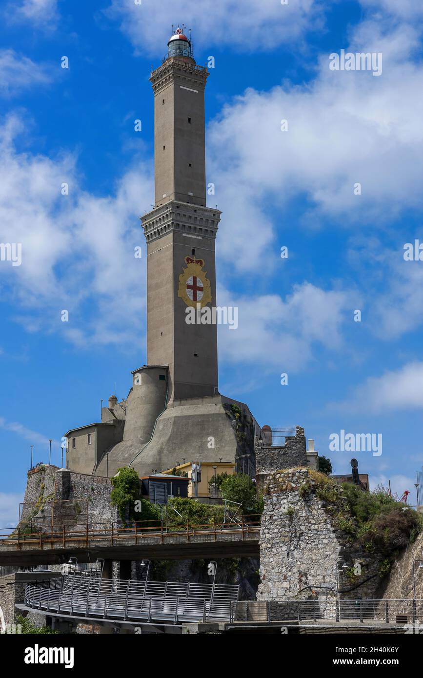 The lighthouse of genoa hi-res stock photography and images - Alamy