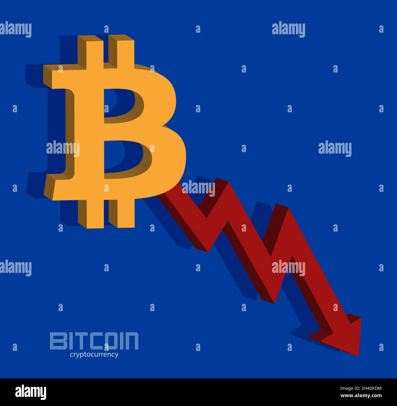 Bearish financial chart Stock Vector Images - Alamy