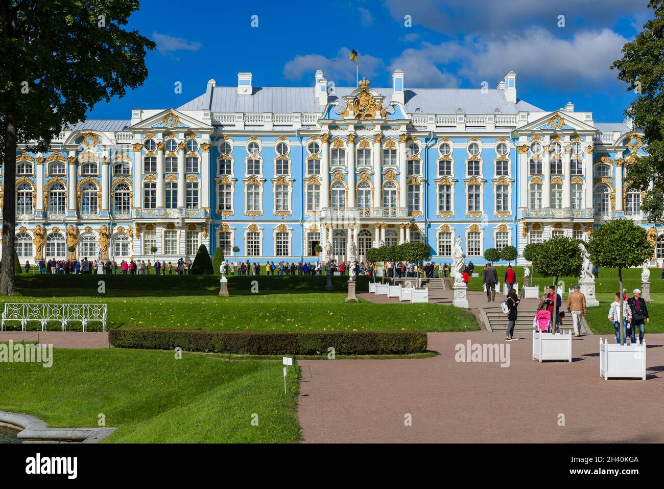 Catherine palace in pushkin hi-res stock photography and images - Alamy