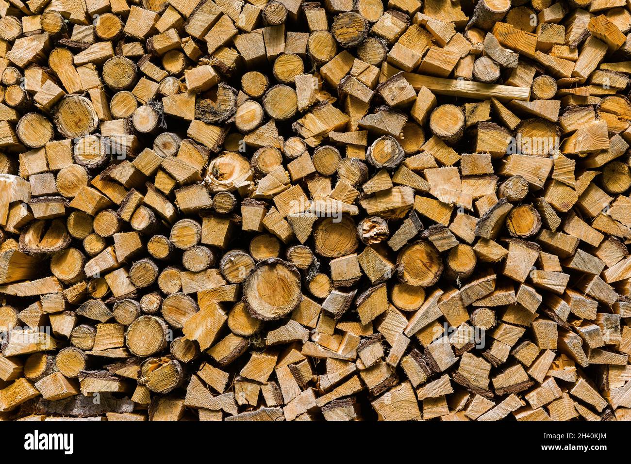 Stack of Firewood Stock Photo - Alamy