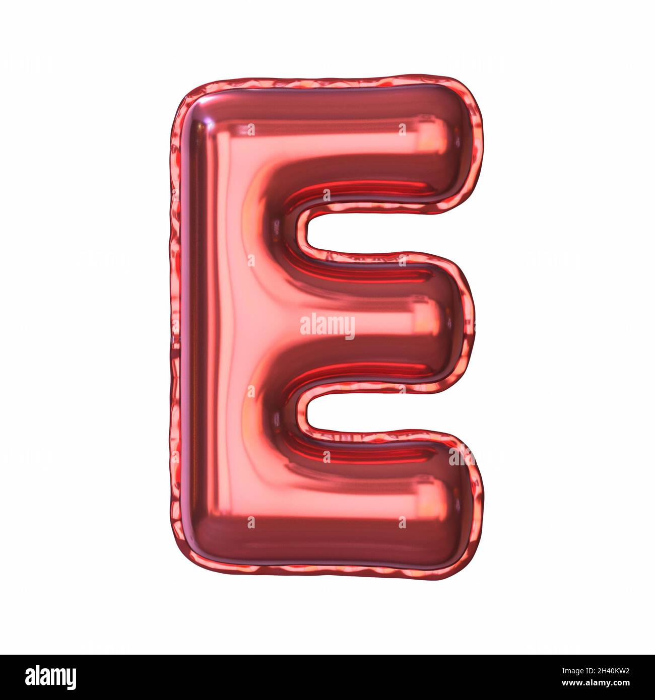 Red letter e foil helium hi-res stock photography and images - Alamy