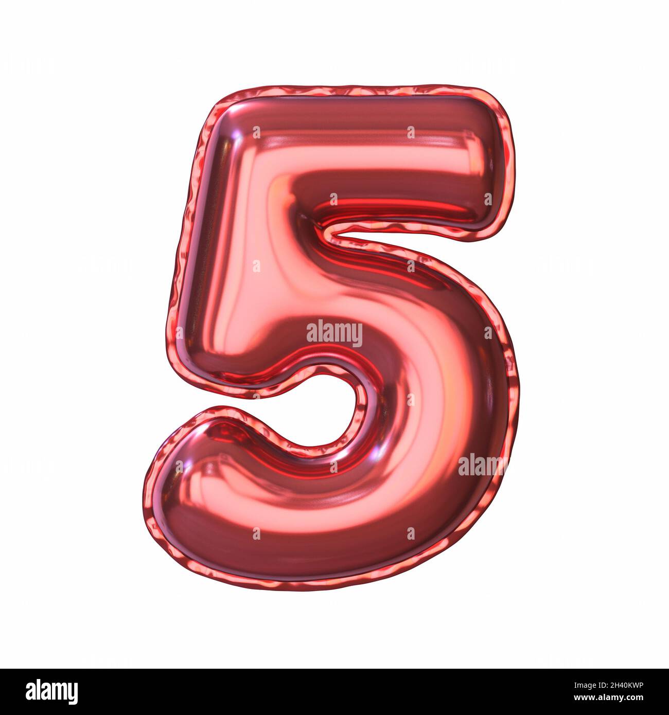 Bubble number five Cut Out Stock Images & Pictures - Alamy