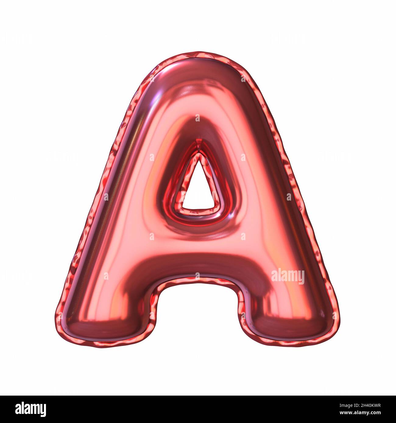 Red 3d letter a hi-res stock photography and images - Alamy