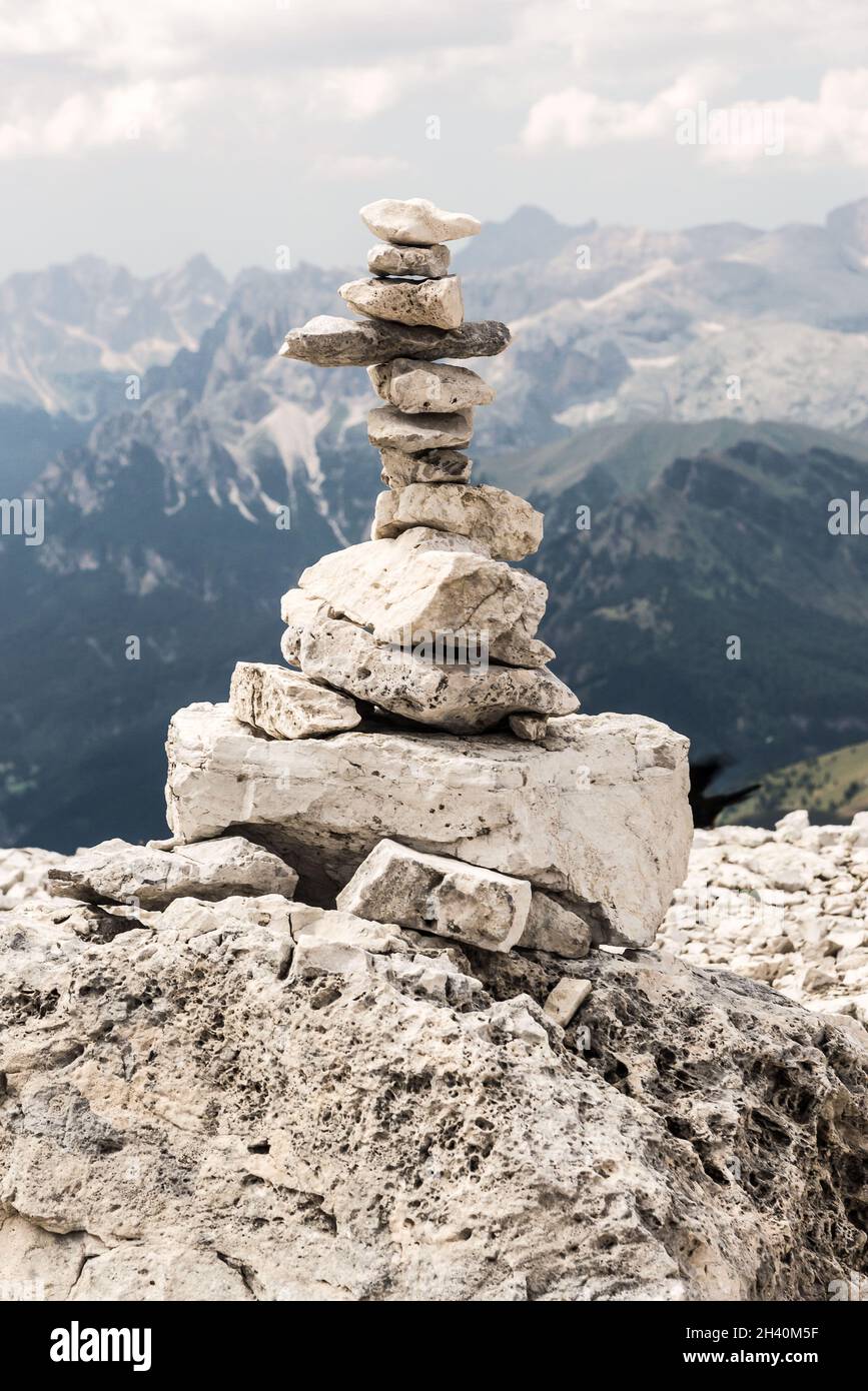 Stack of Stones Stock Photo - Alamy
