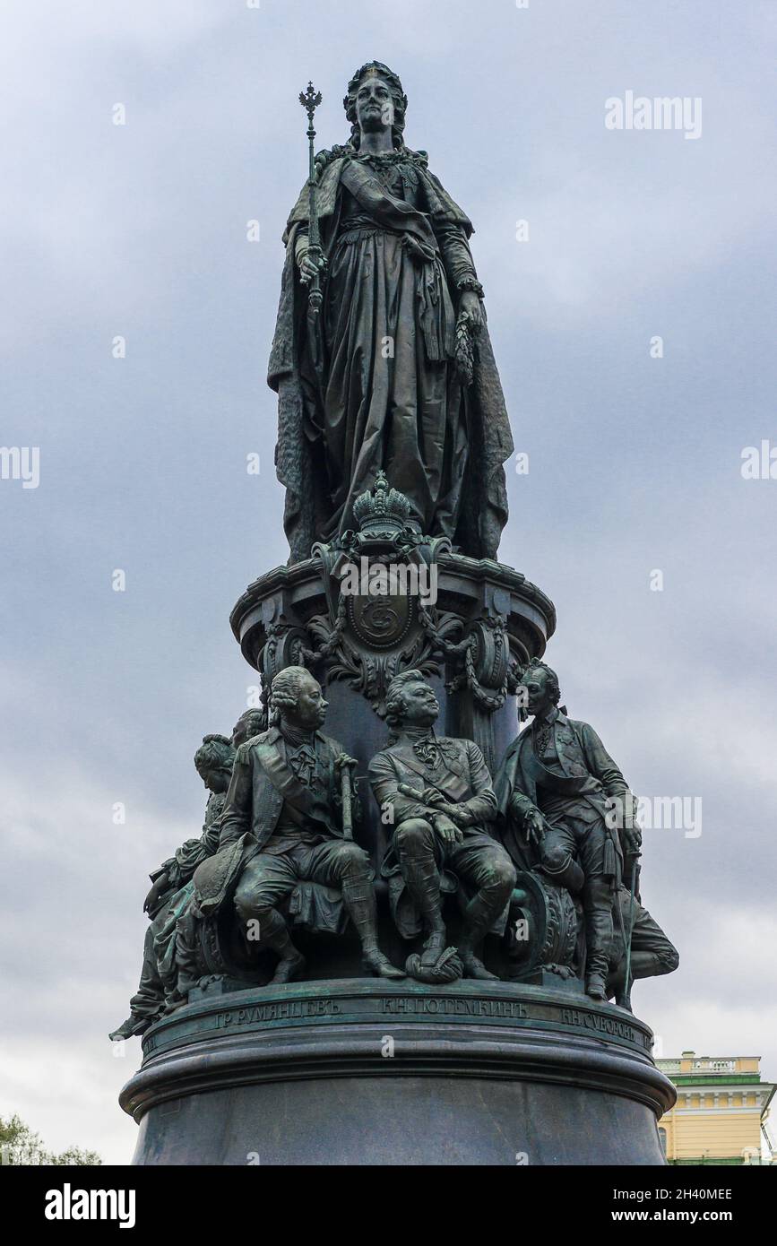 Catherine the Great Statue Stock Photo - Alamy