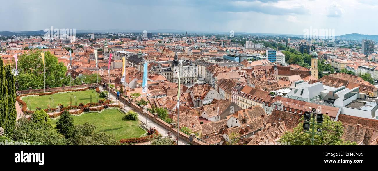 Cityscape of Graz, Austria Stock Photo - Alamy