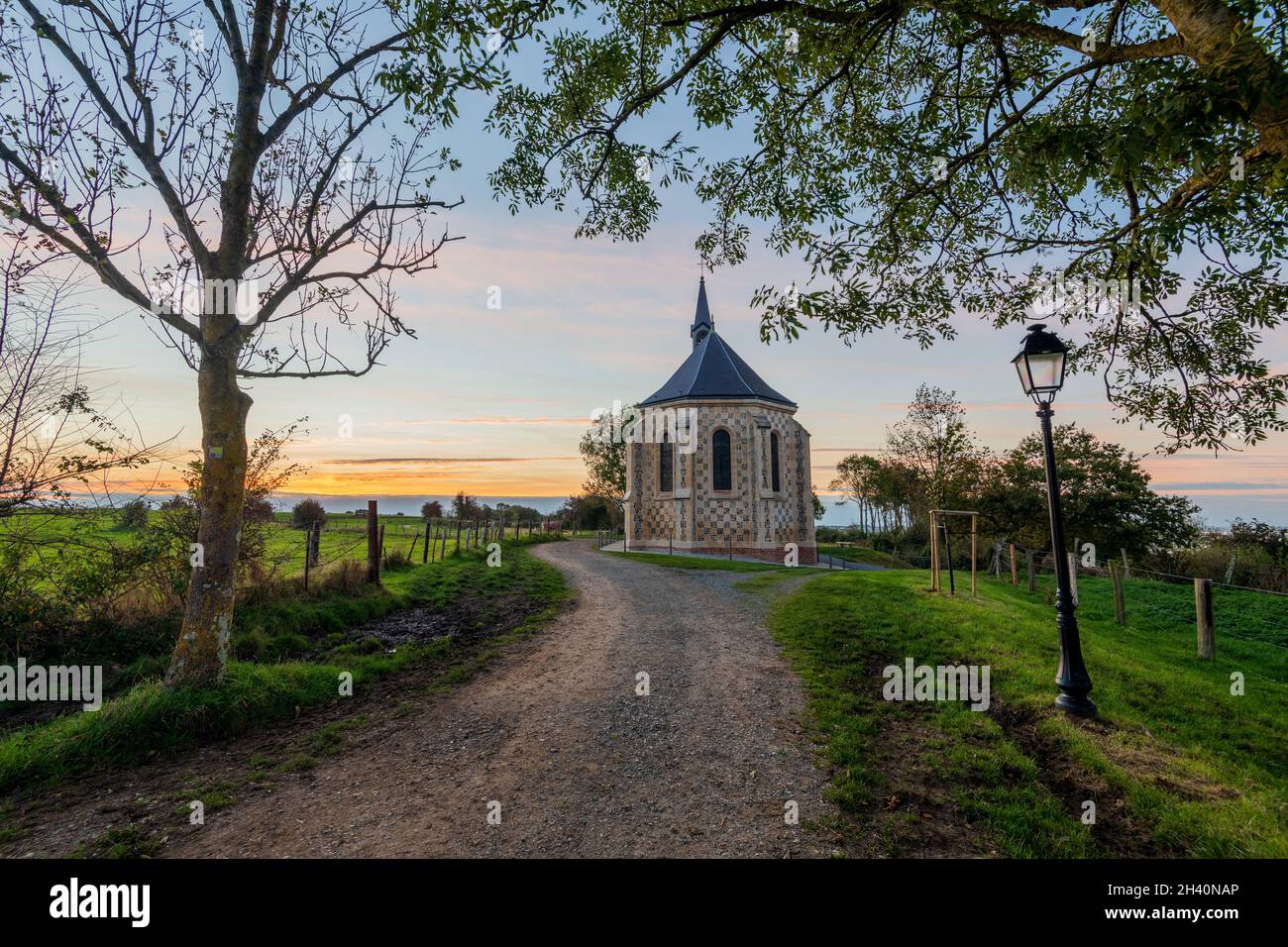 sailors' chapel, France, Baie de Somme, Cap Hornu Stock Photo - Alamy