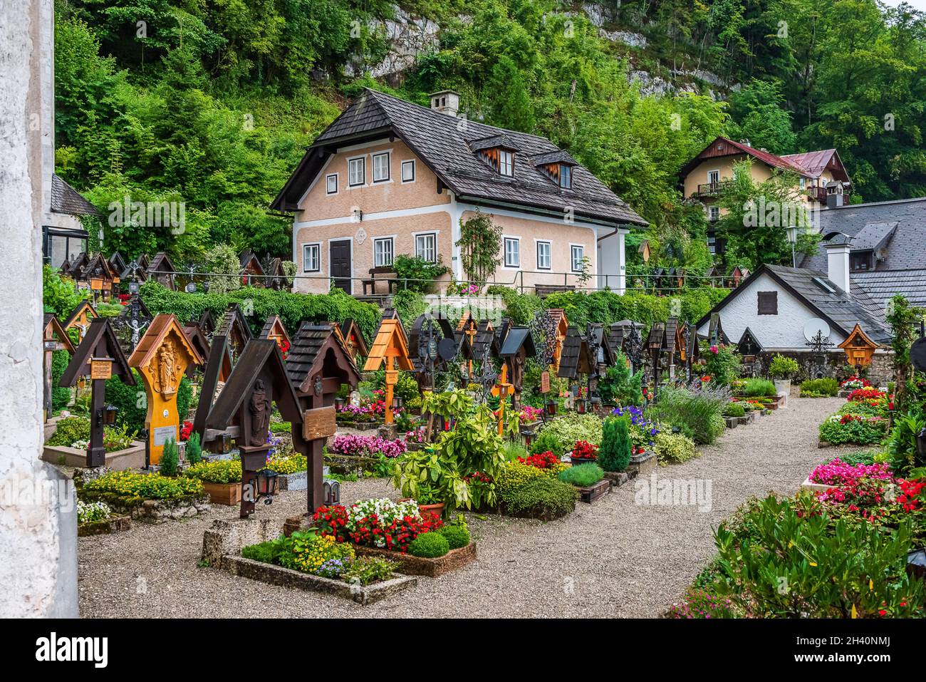 The cemetery of hallstatt hi-res stock photography and images - Alamy