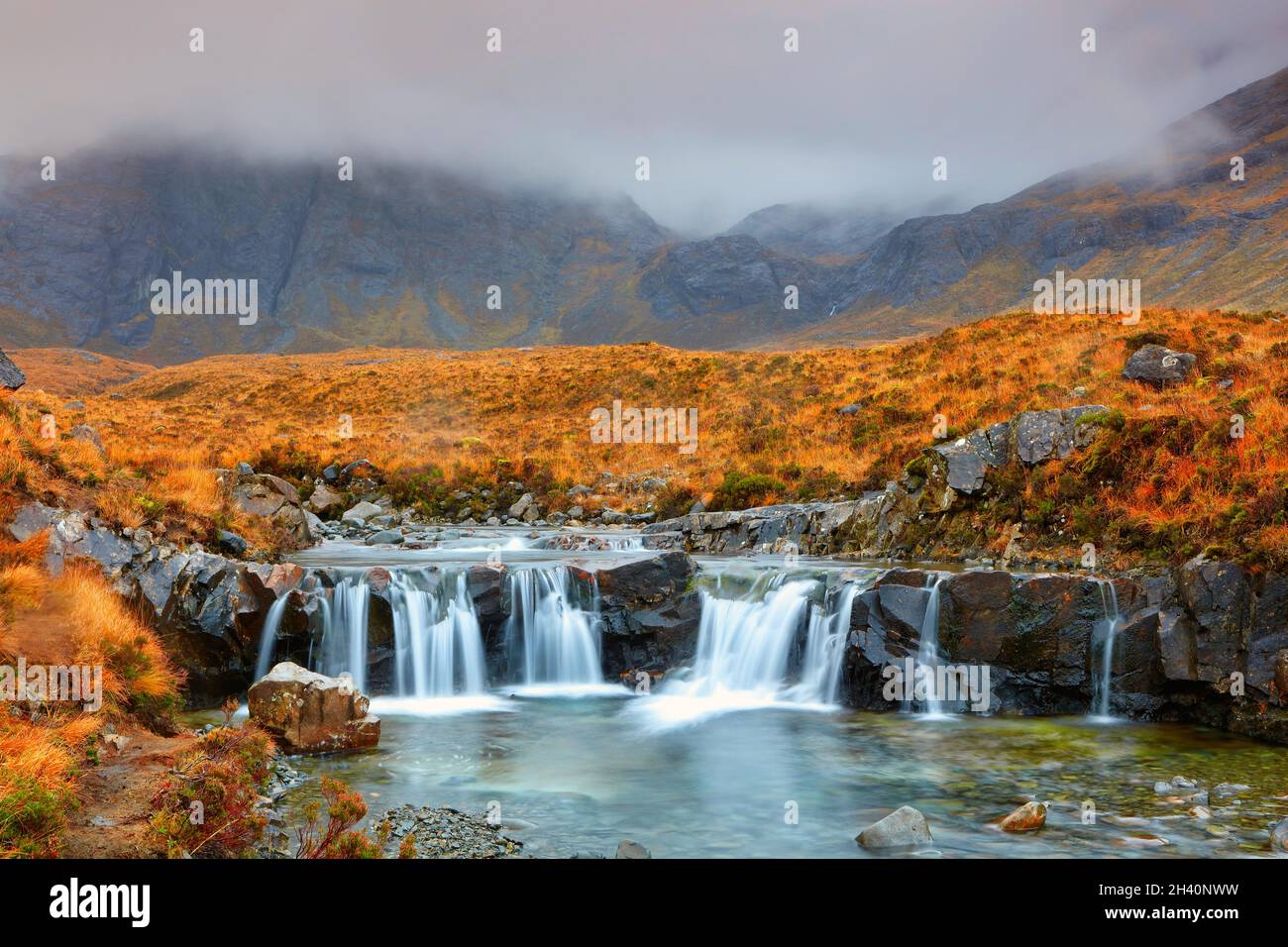Fairy Pools in Autumn, Glen Brittle, Isle of Skye, Scotland, UK Stock ...