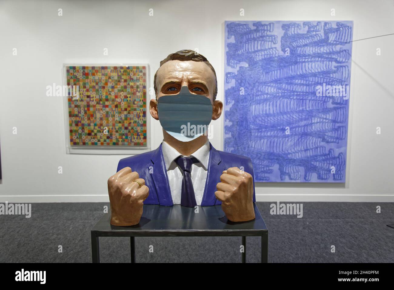 Paris, France. 21st Oct, 2021. 47th edition of the FIAC (International ...