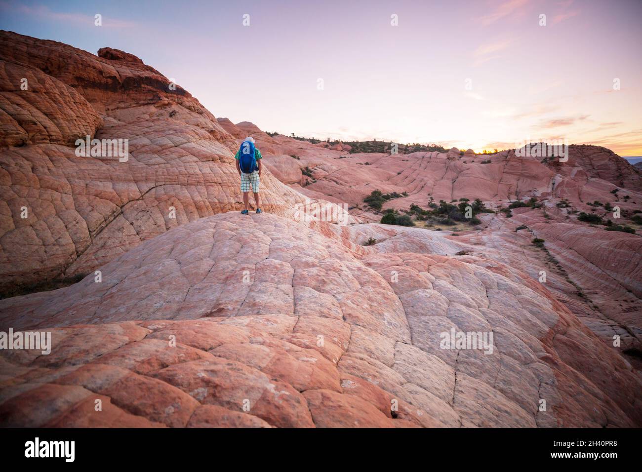 Hike in Utah Stock Photo - Alamy