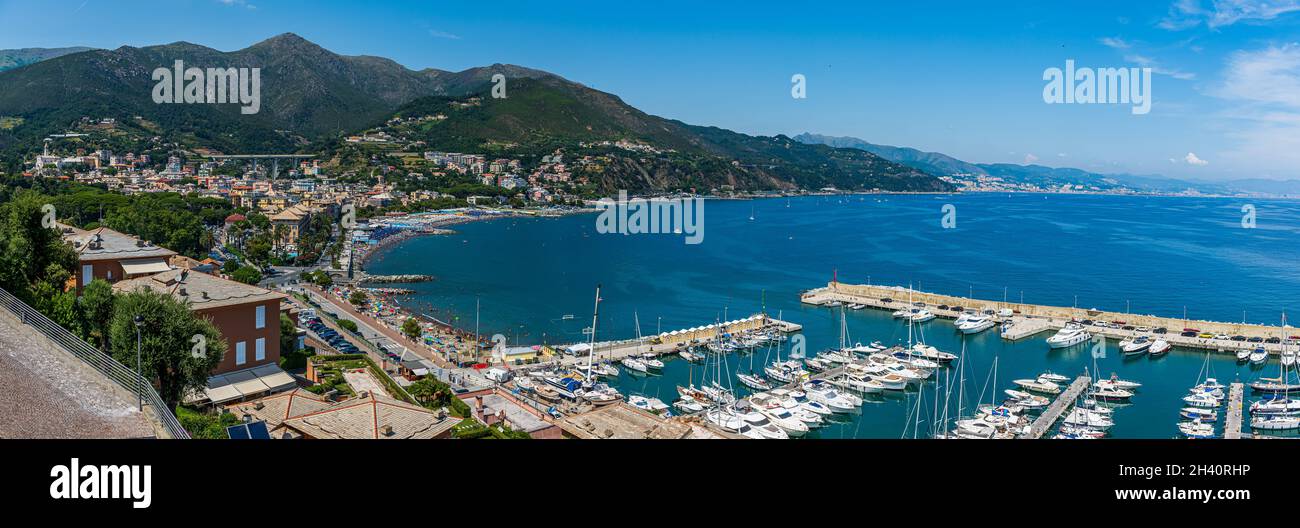 Village of Arenzano Stock Photo - Alamy