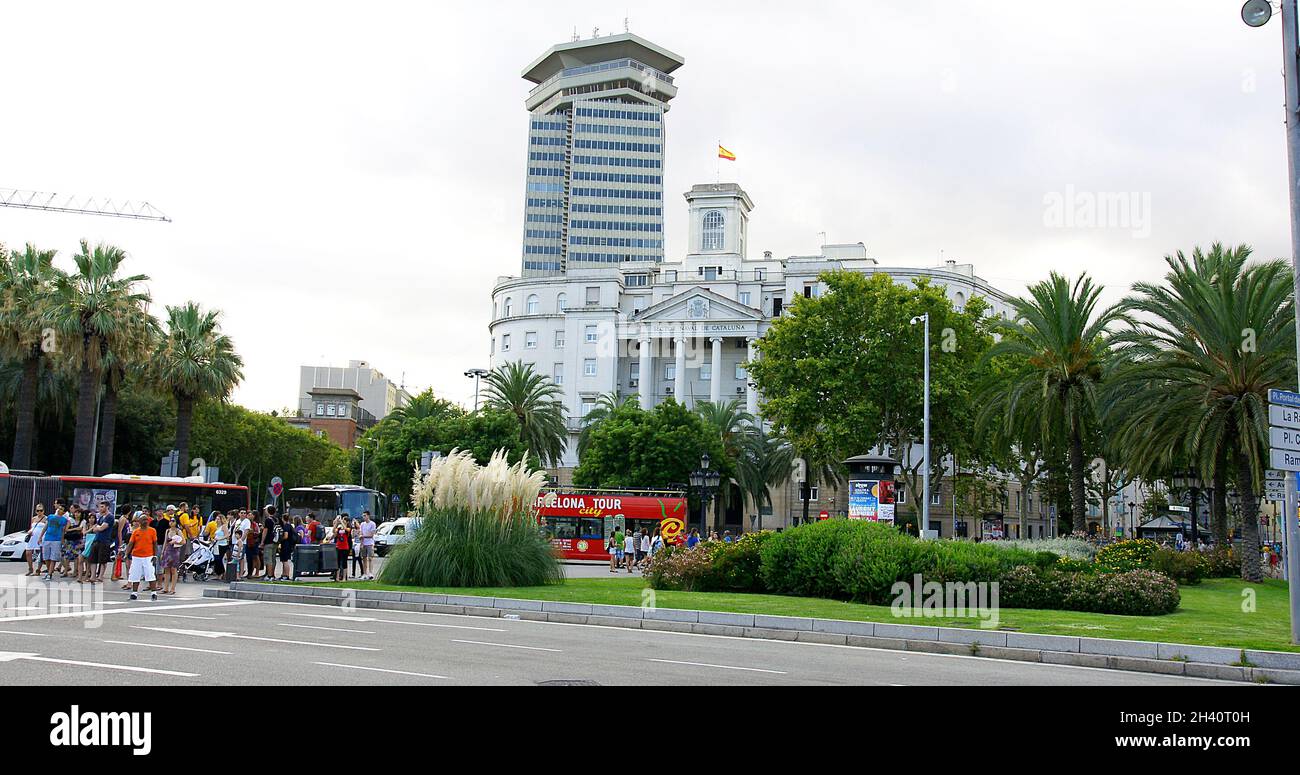Classic buildings in Barcelona, Catalunya, Spain, Europe Stock Photo ...