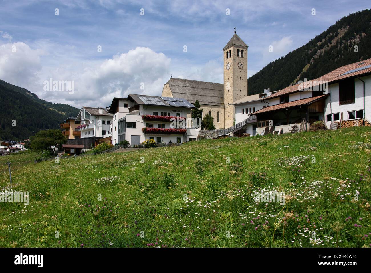 Reschen village hi-res stock photography and images - Alamy