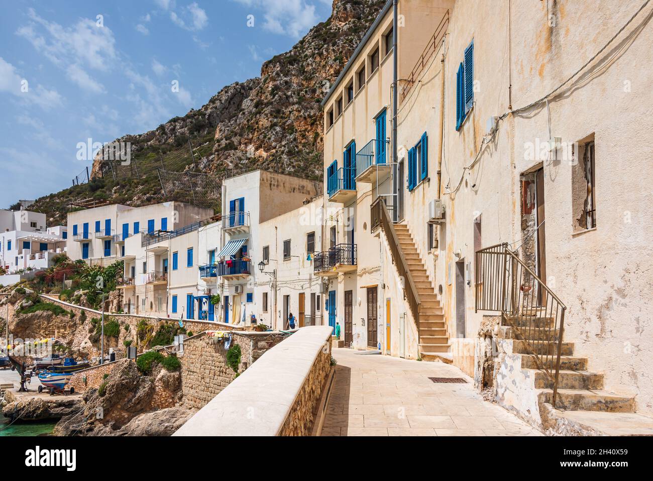Village of Levanzo Stock Photo - Alamy