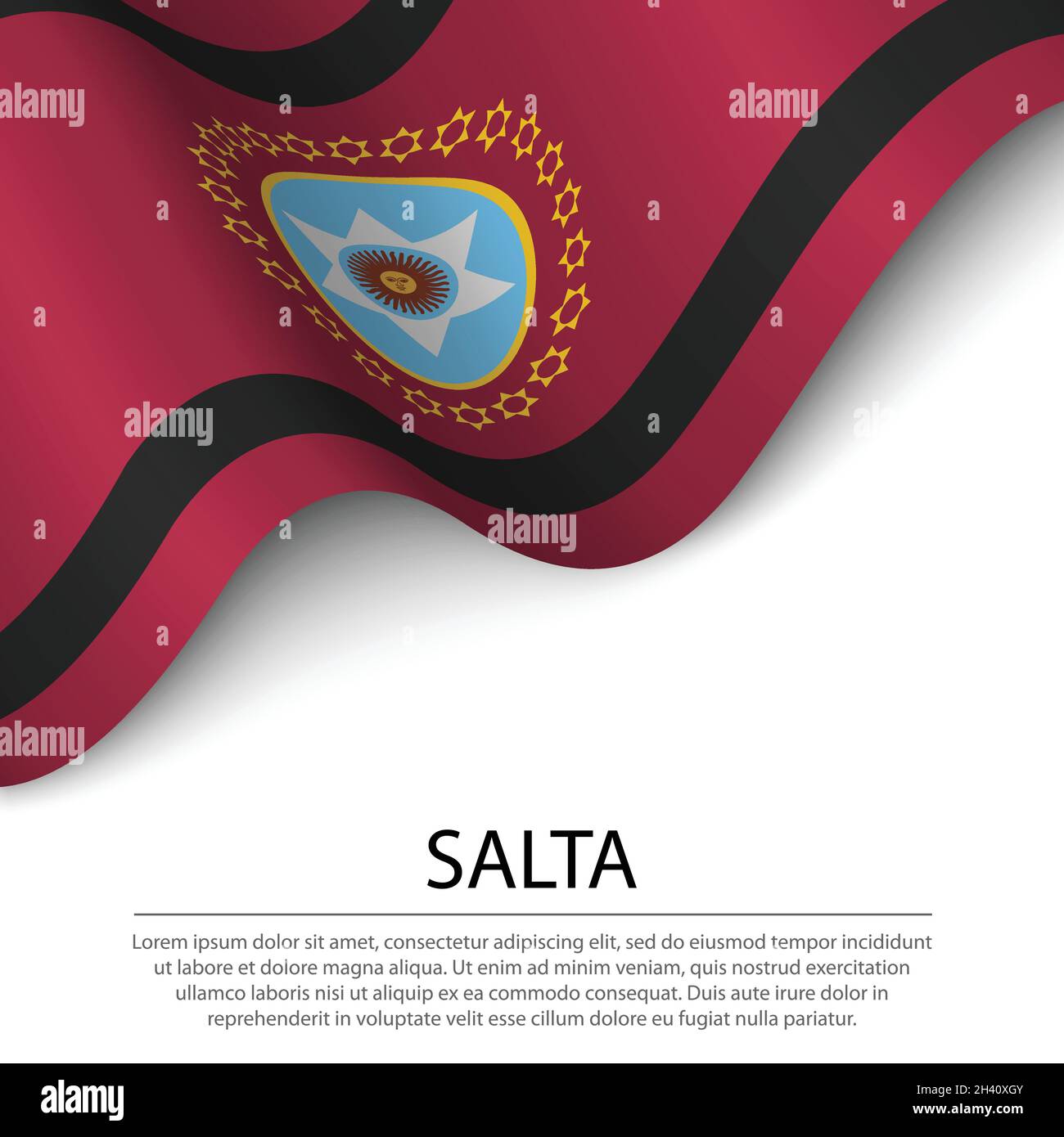 Flag of salta Stock Vector Images - Alamy