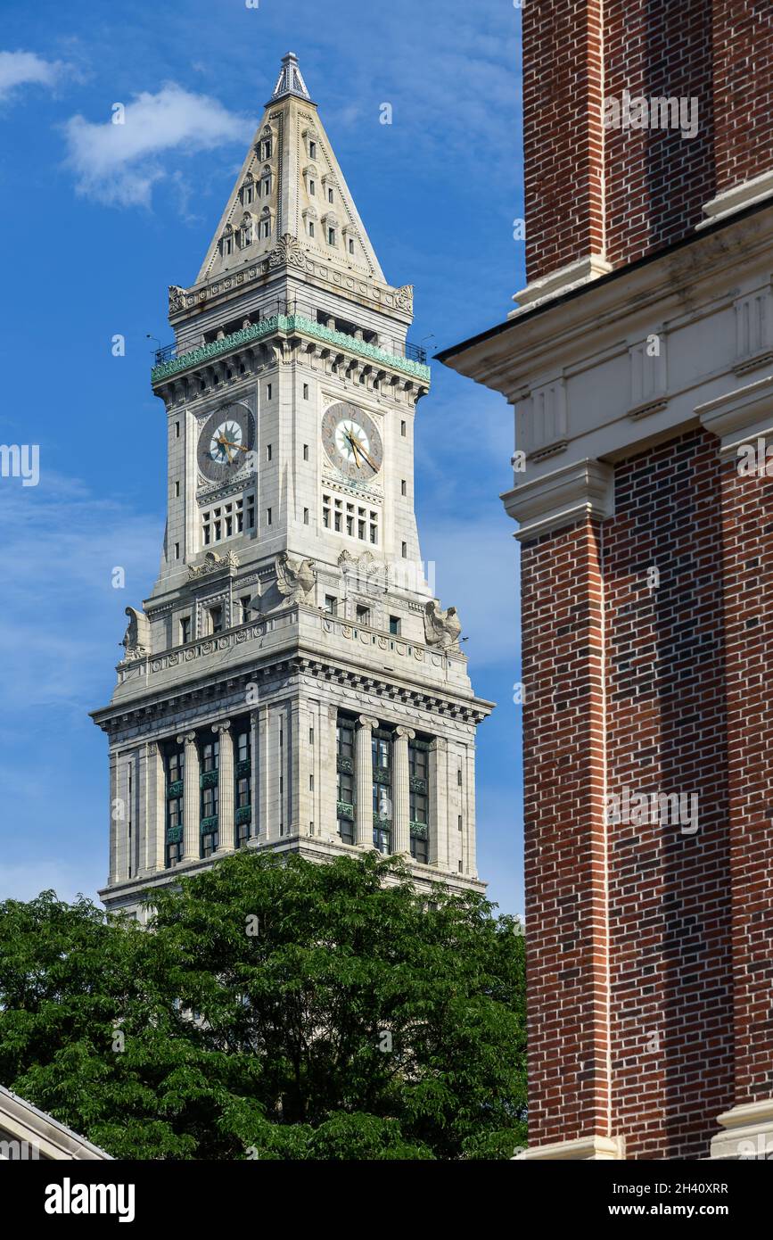 Old boston custom house hi-res stock photography and images - Alamy