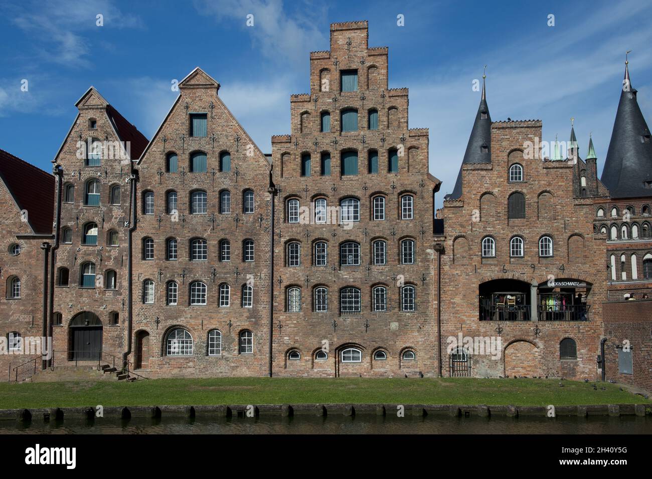Salt Warehouse in Lubeck Stock Photo - Alamy