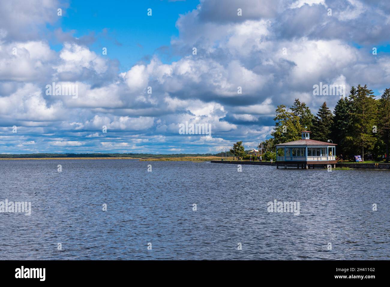 Haapsalu amazing village in Estonia Stock Photo - Alamy