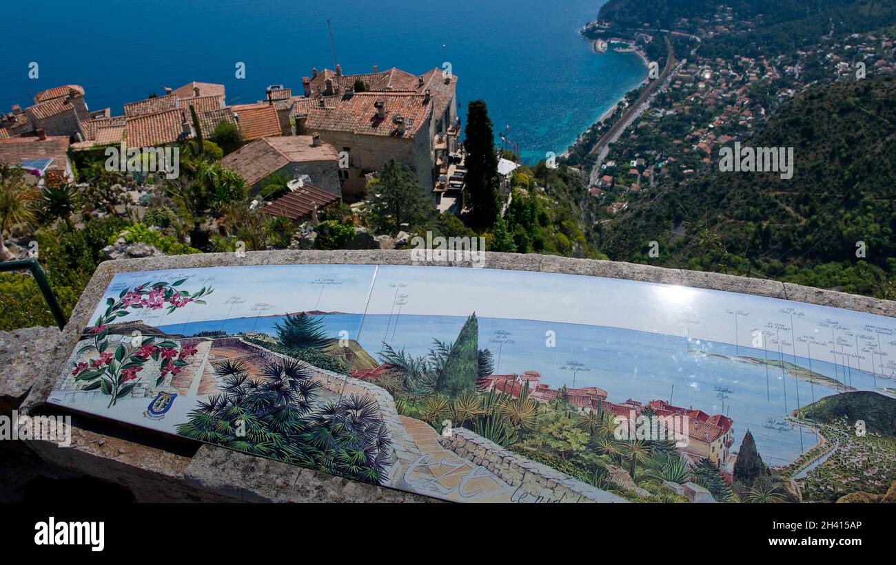 The Village of Eze Stock Photo - Alamy