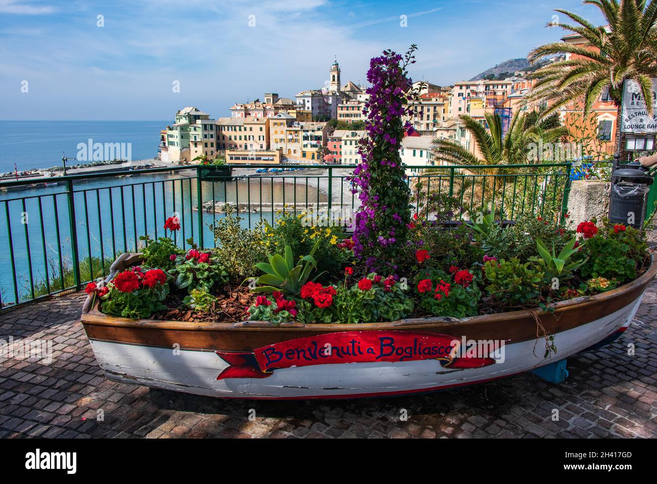 Village of Bogliasco Stock Photo - Alamy