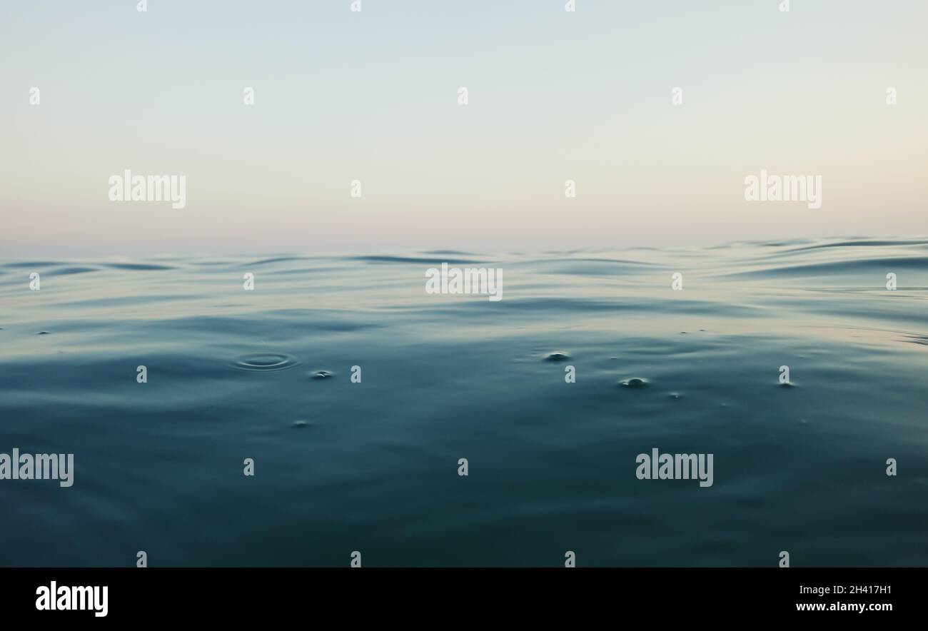Beautiful evening sea Stock Photo - Alamy