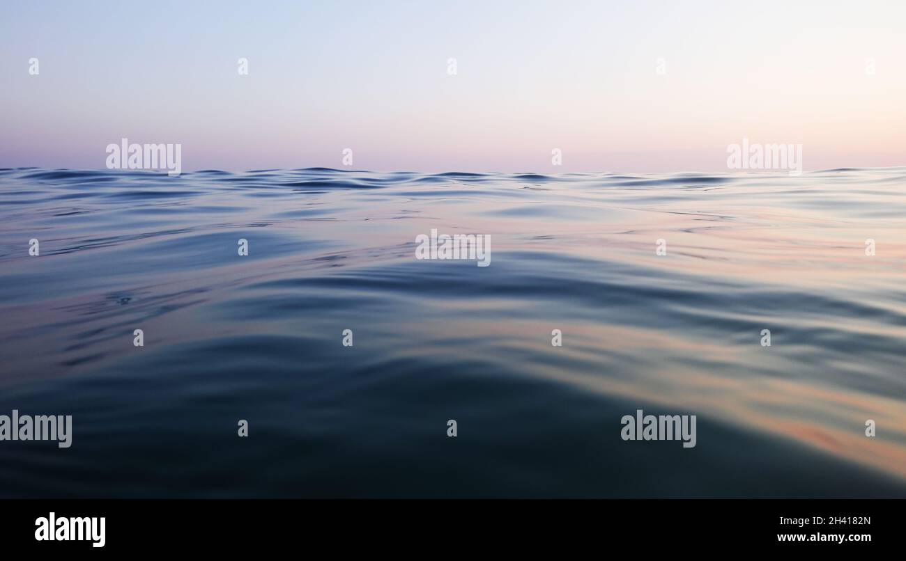 Beautiful evening sea Stock Photo - Alamy