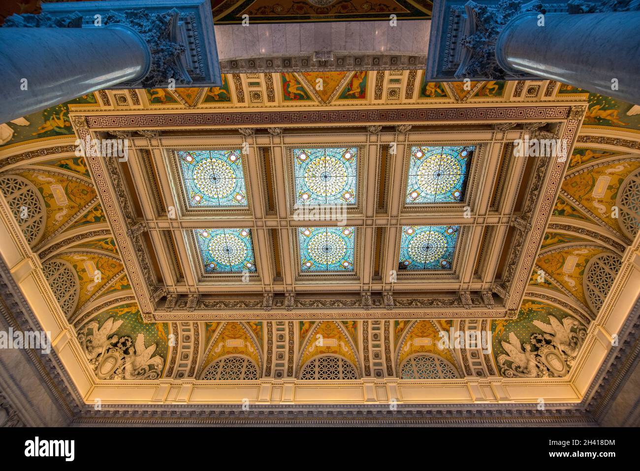 Library of congress ceiling hi-res stock photography and images - Alamy