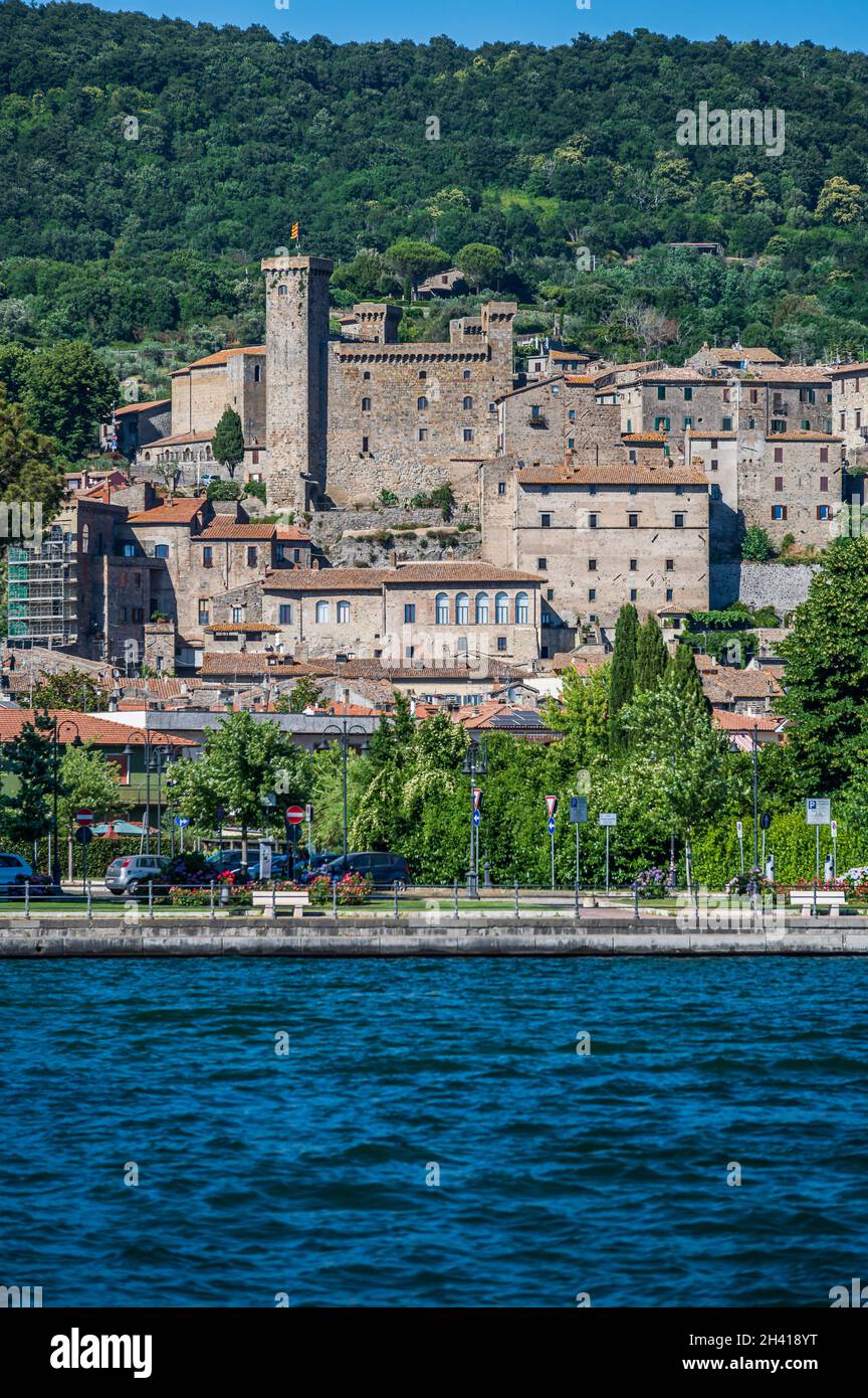 The Castle of Bolsena Stock Photo - Alamy