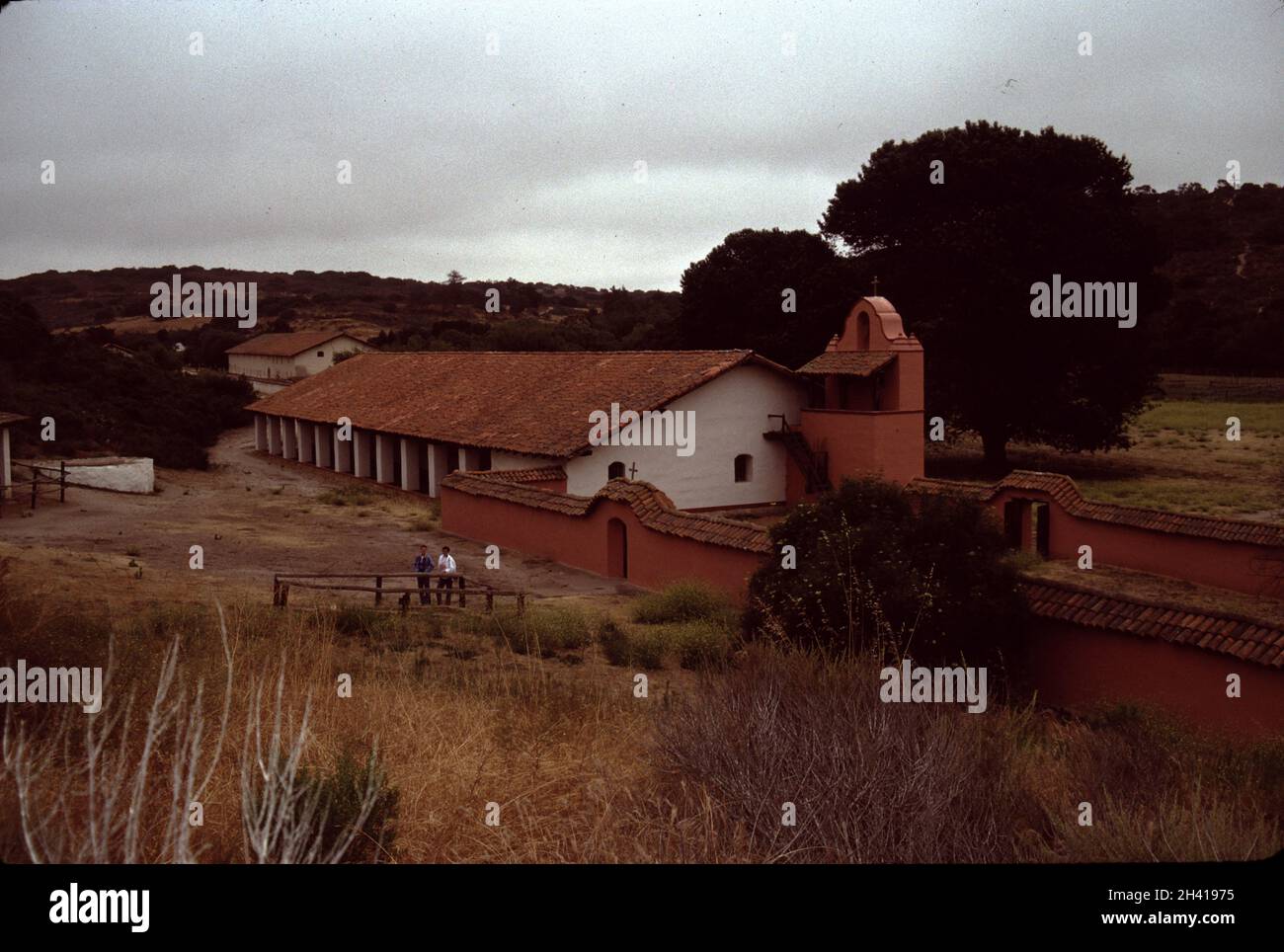 Lompoc, CA. U.S.A. Images circa 1985. Mission La Purísima Concepción ...