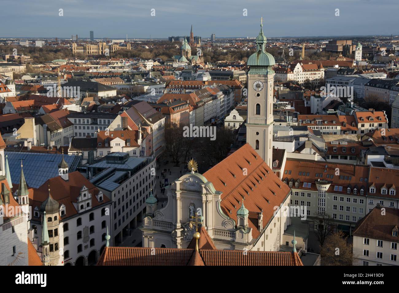Aerial view of Munich Stock Photo - Alamy