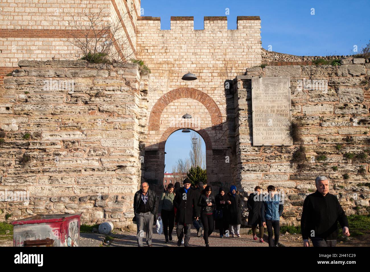 Byzantine walls hi-res stock photography and images - Alamy