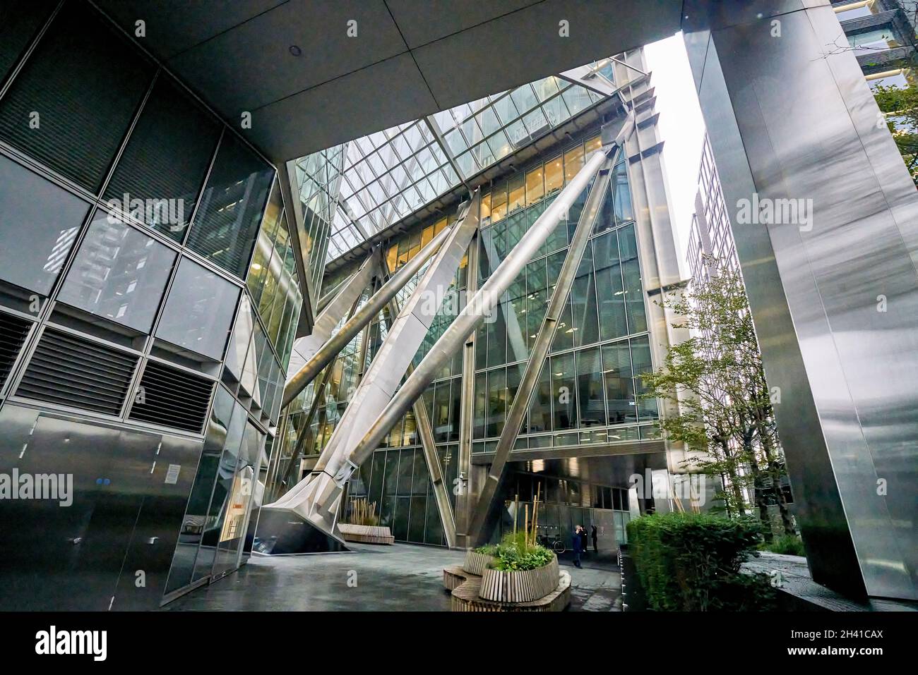 Broadgate Tower in the City of London on Broadgate London UK Stock ...