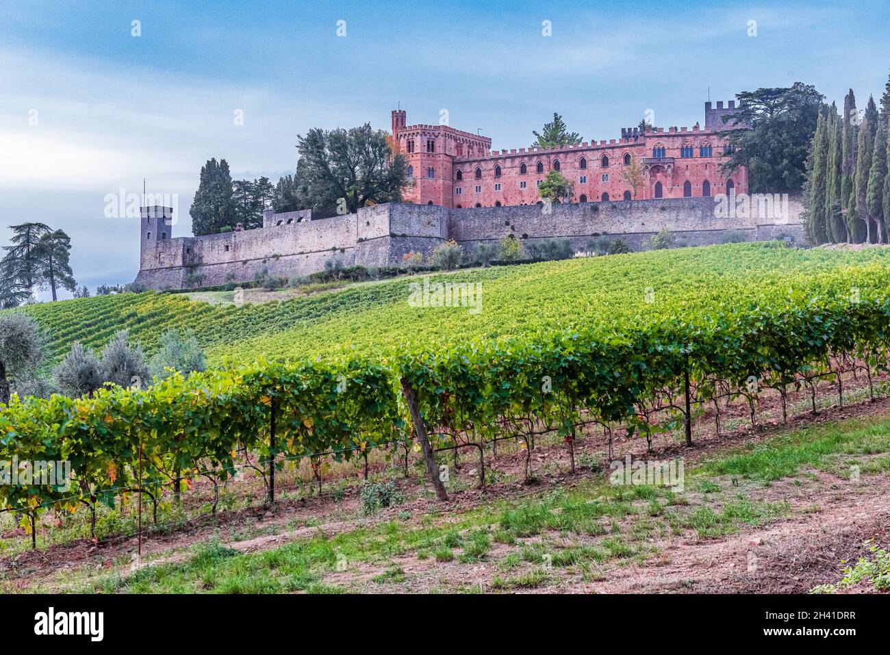 Brolio castle hi-res stock photography and images - Alamy