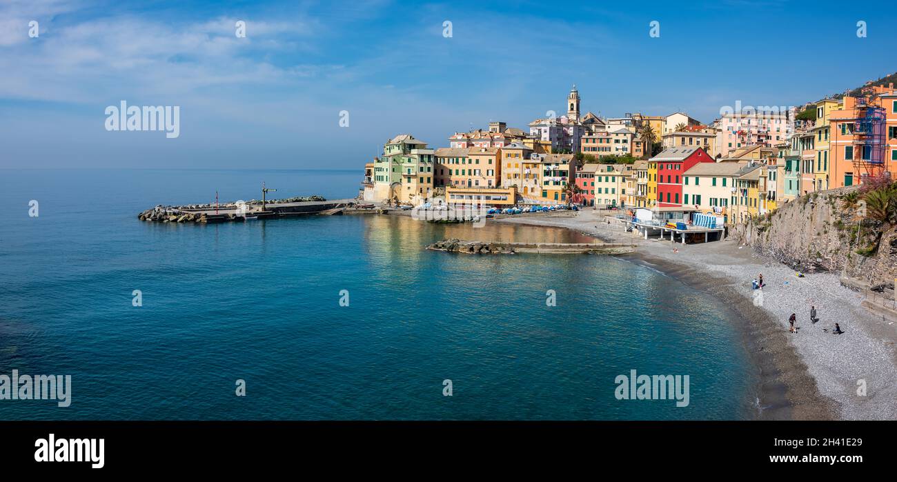 Village of Bogliasco Stock Photo - Alamy