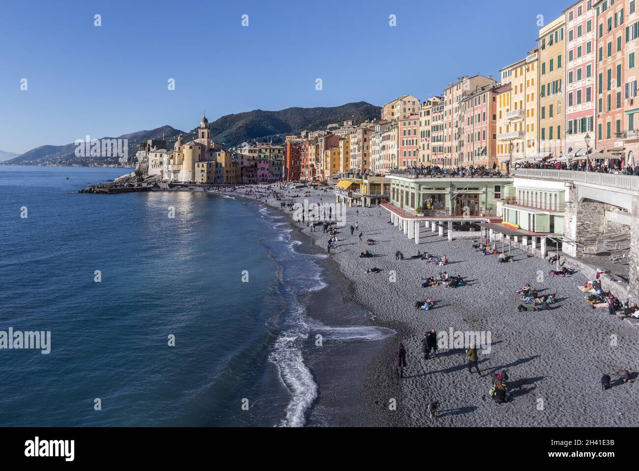 The village of Camogli Stock Photo - Alamy