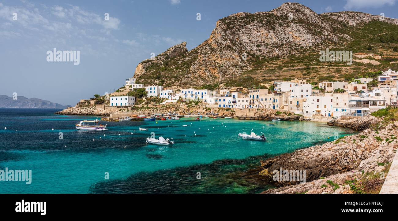 Village of Levanzo Stock Photo - Alamy
