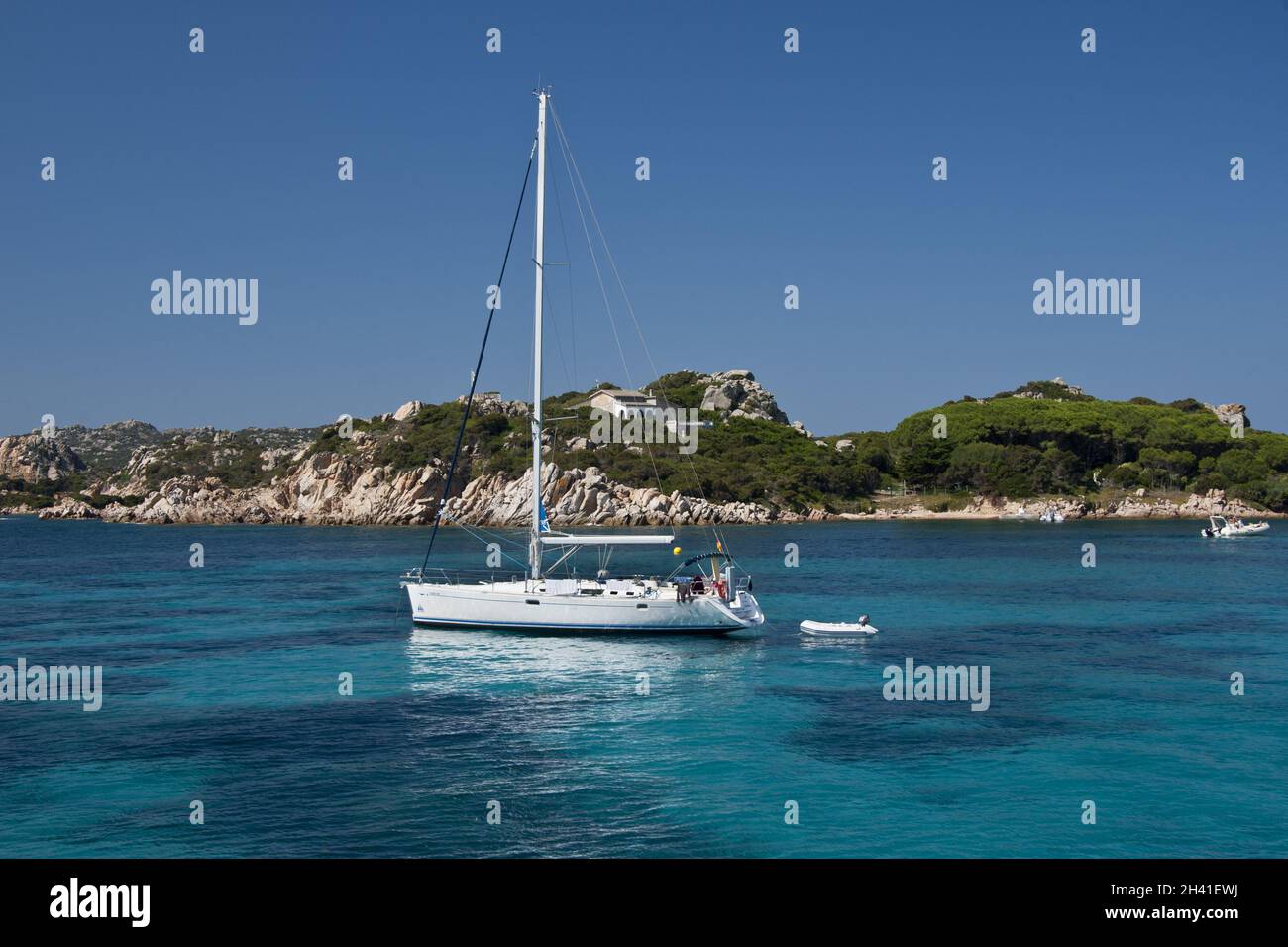 Boat sailing face Santa Maria Island Stock Photo - Alamy