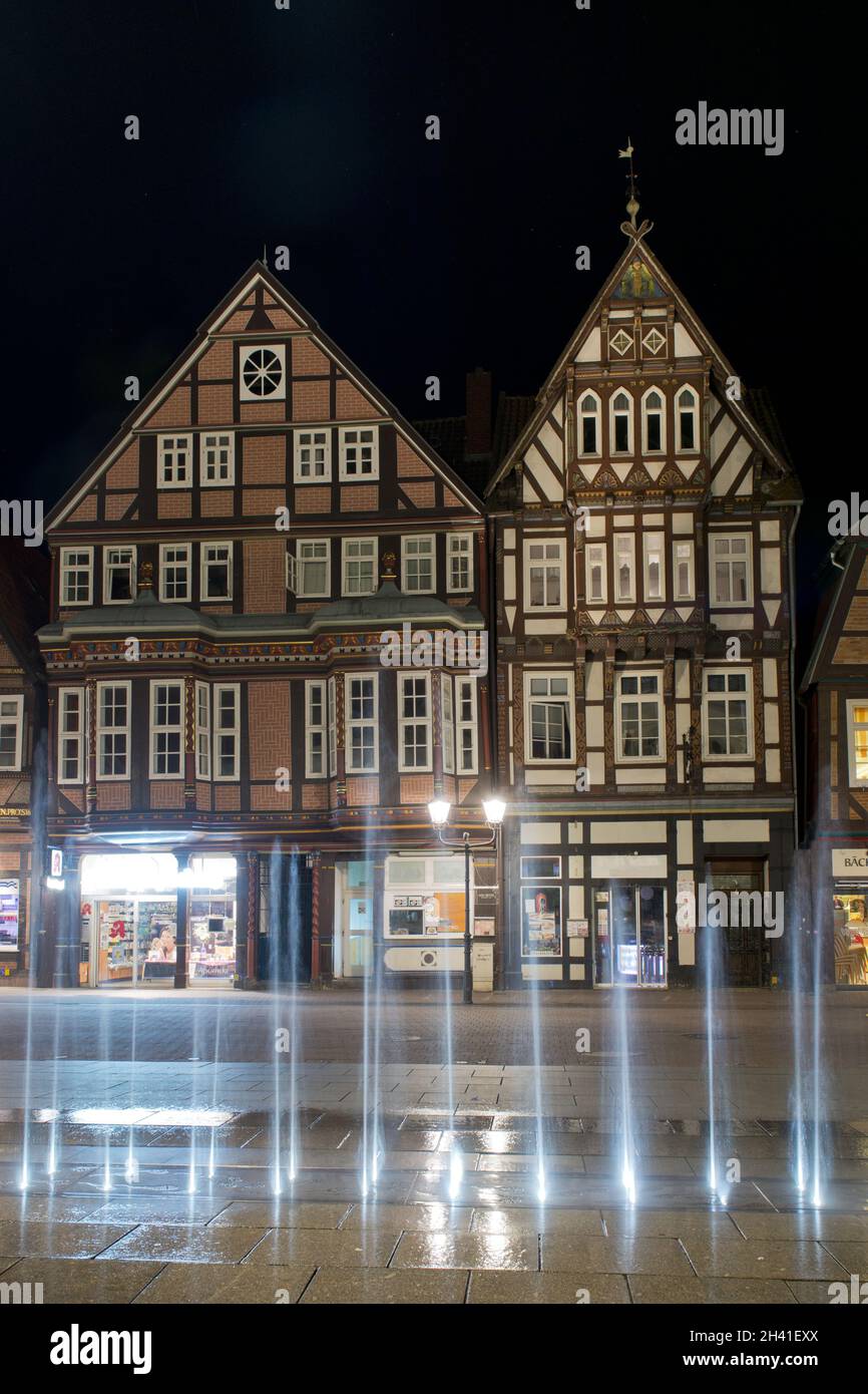 Celle night city hi-res stock photography and images - Alamy