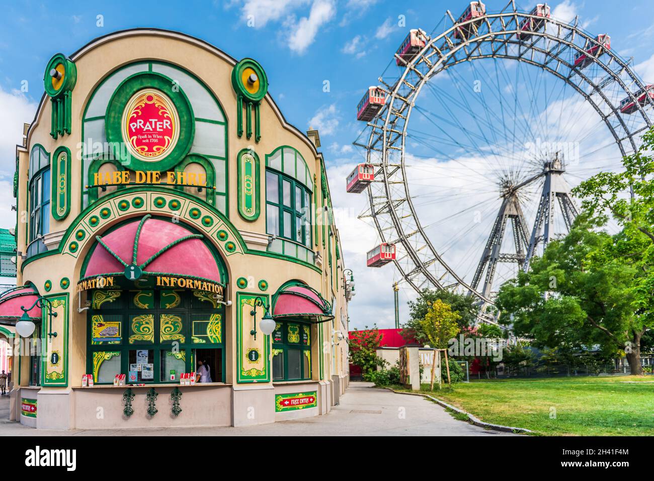 Wiener Riesenrad in Vienna Stock Photo - Alamy