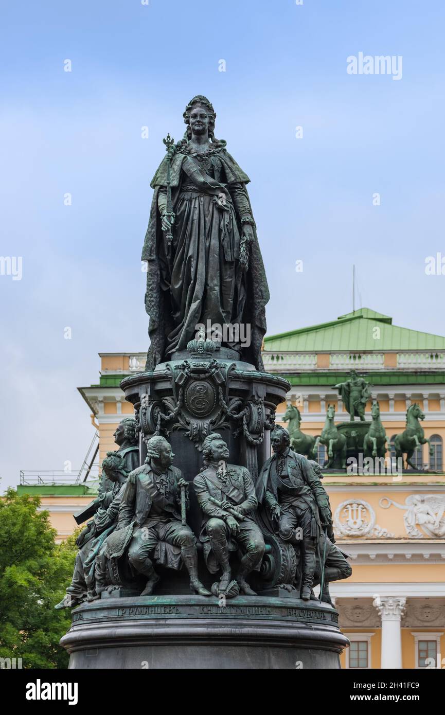 Statue of catherine ii of russia hi-res stock photography and images ...