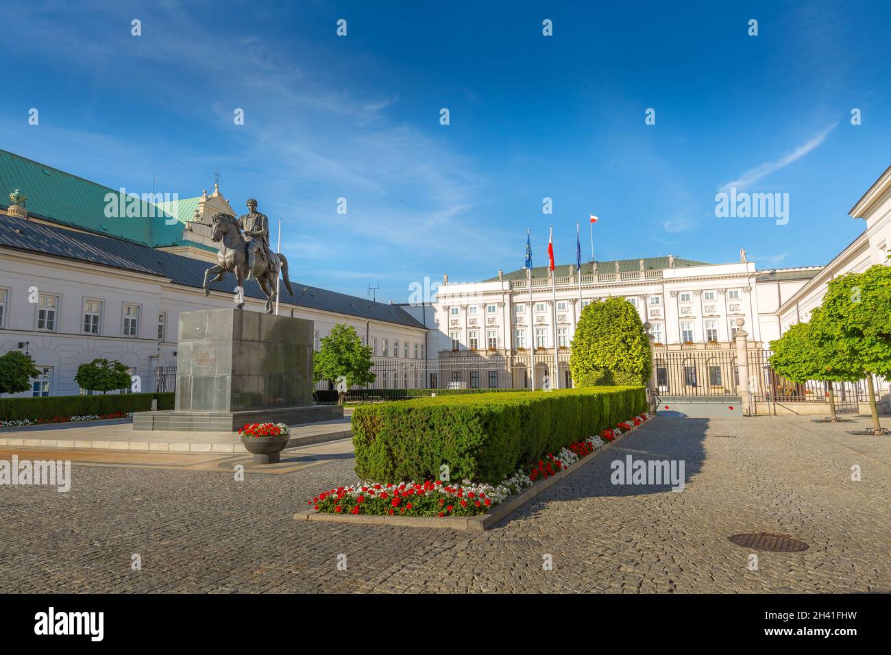 President Palace in Warsaw, Poland Stock Photo - Alamy