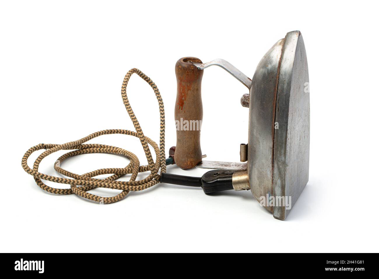 Electric device on metallic Cut Out Stock Images & Pictures - Alamy