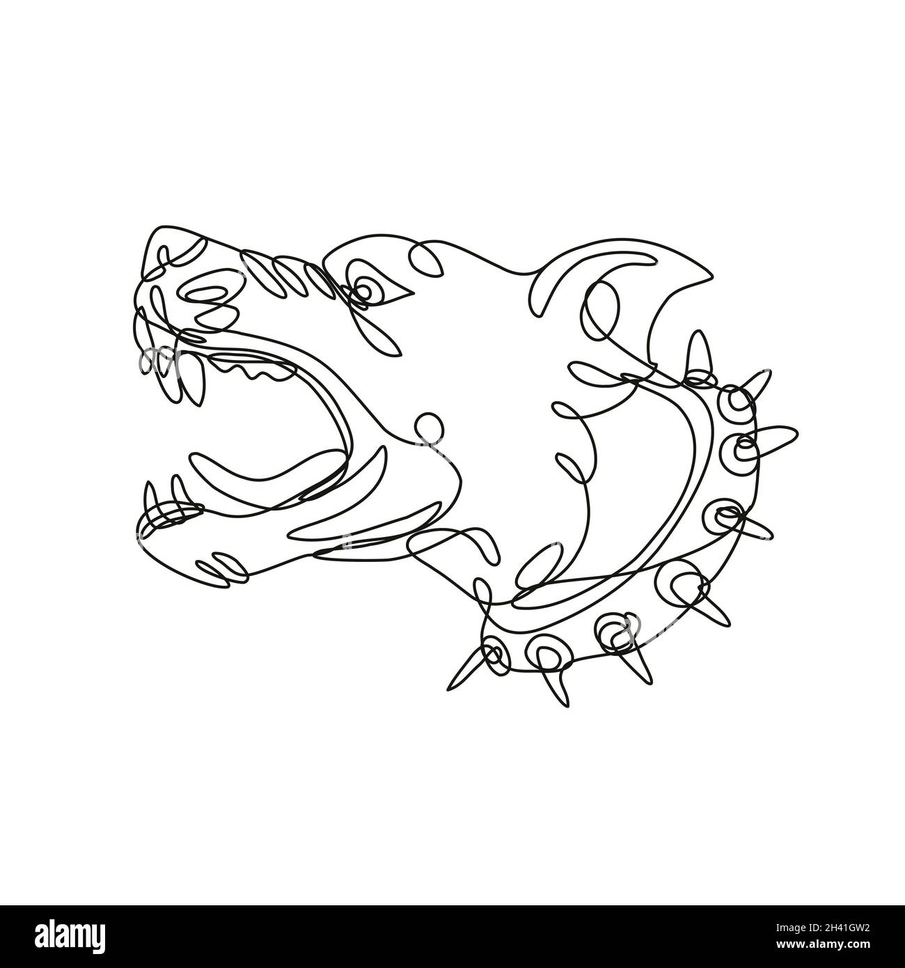 Angry american pitbull hi-res stock photography and images - Alamy