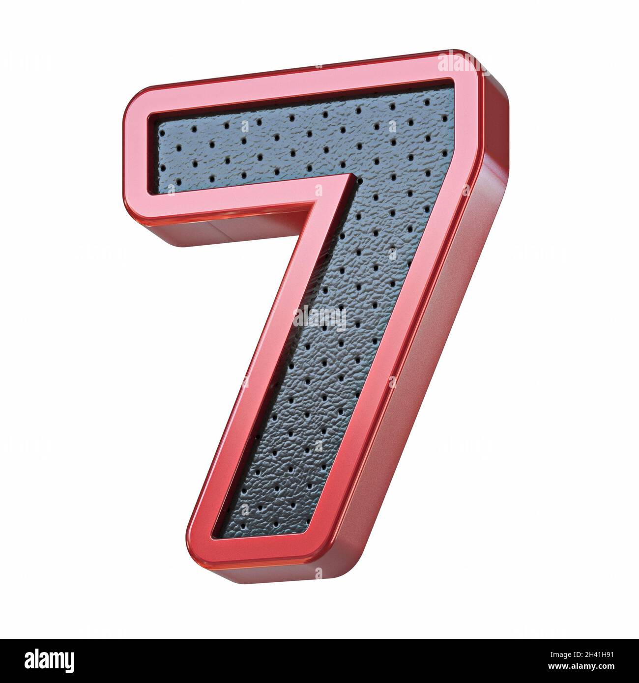 Plastic number 7 Cut Out Stock Images & Pictures - Alamy
