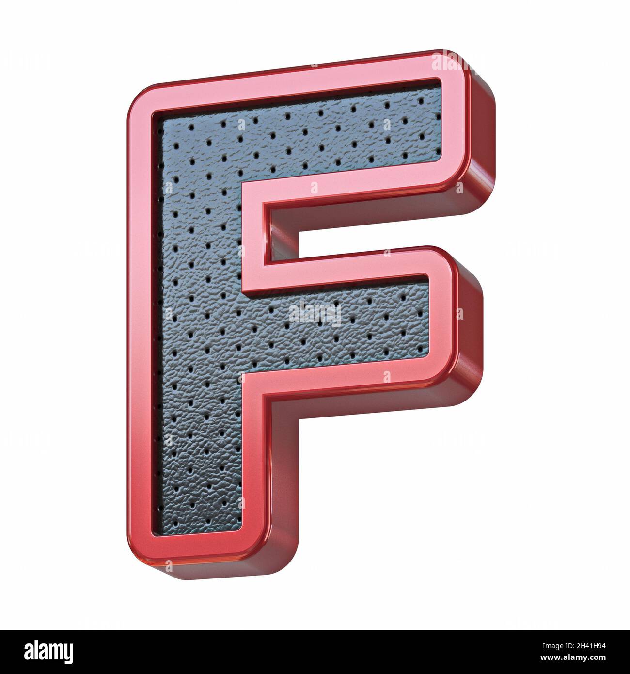 3d red black letter f Cut Out Stock Images & Pictures - Alamy