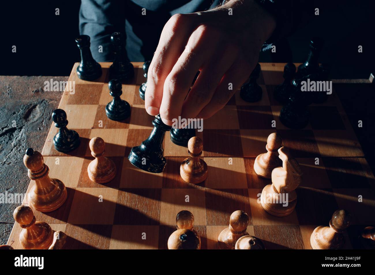 Young chess player hi-res stock photography and images - Alamy