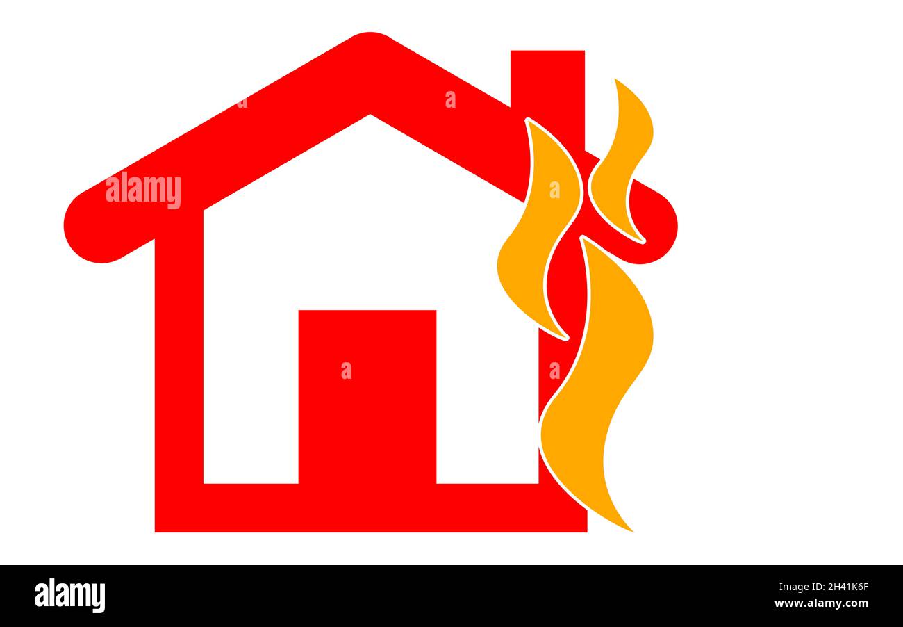 Fire insurance concept Stock Photo - Alamy