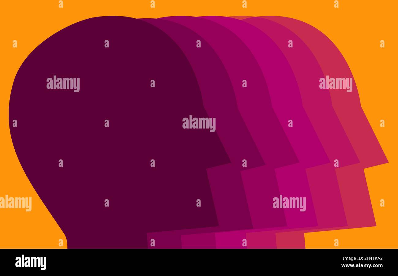 Brain human brain different color hi-res stock photography and images ...